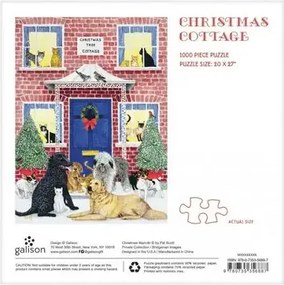 Galison Puzzle Vánoční chaloupka / 1000 dílků / od 8 let