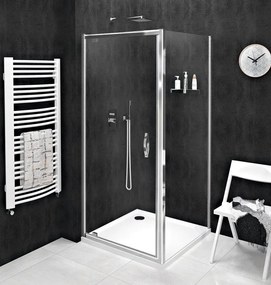 Gelco Sigma Simply sprchové dveře do niky 80 x 190 cm otočné aluchrom sklo čiré GS1279F