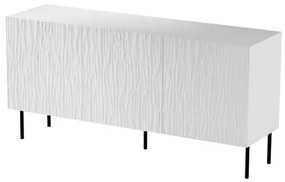 Komoda Jungle 152 cm bílá/černá