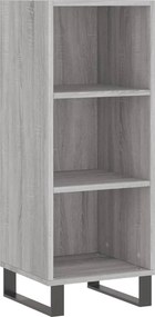 Skříň highboard šedá sonoma 34,5 x 34 x 180 cm kompozitní dřevo 3199007