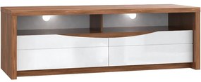 Tv Stolek Saint Tropez 148cm Dub Sangallo/Bílý