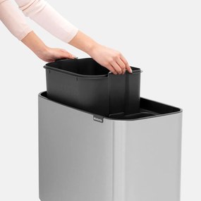 Brabantia BO Touch Bin 11+23L matná ocel otiskuvzdorná