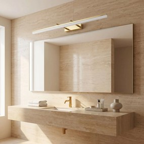 Toolight Rea, Koupelnové nástěnné LED svítidlo APP1874-1W 80cm GOLD, OSW-66029