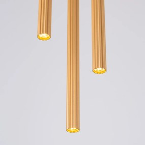 Sollux Lighting Závěsné svítidlo ARCHE 3P zlaté