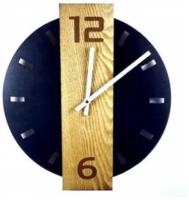 Azar Designové nástěnné hodiny bambus 40 cm