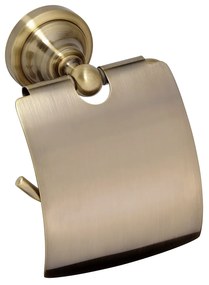RETRO bronz: Držák toaletního papíru s krytem