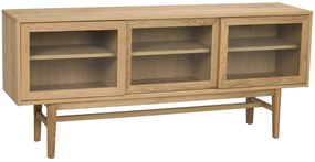 ROWICO Prosklená komoda HAZELNUT 170x75 cm 121150