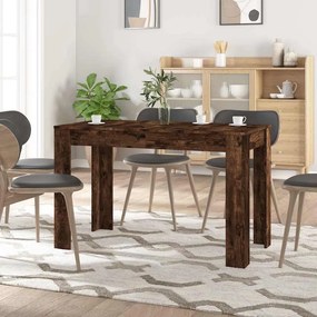 vidaXL Jídelní stůl 120 x 60 x 76 cm kompozitní dřevo [800432] Barva: kouřový dub