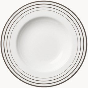 Sada hlubokých talířů z kostního porcelánu Metropolitan, 6 dílů