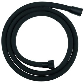 Laveo Pretto, silikonová sprchová hadice 150 cm, černá, LAV-CRP_74PD