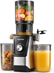 Costway Odšťavňovač s 110 cm plnicím otvorem na celé ovoce a zeleninu 160 W