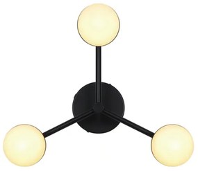 Nordlux - Přisazený lustr CONTINA 3xG9/5W/230V černá