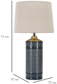 Stolní lampa GRAPHS DARK 30X55 cm
