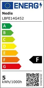 Nedis LED žárovka E14 / G45 / 4.5 W / 470 lm / 2700 K / Stmívatelné /