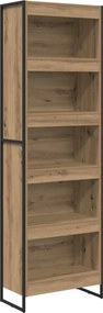 Knihovna 60 x 30 x 189,5 cm Kompozitní dřevo Umělecký dub 3403003