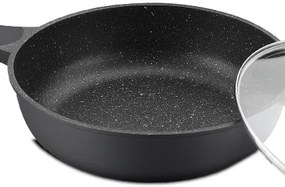 Wok mramorová pánev s poklicí Royalty Line RL-BW28M o průměru 28cm