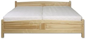 Drewmax Dřevěná postel 120x200 LK104 olše