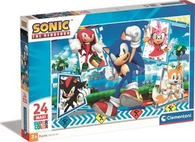 Clementoni PUZZLE Sonic MAXI / 24 dílků / od 3 let