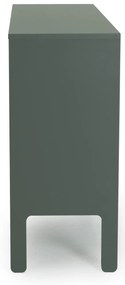 TENZO Dřevěná komoda UNO 148cm zelená 9008554031