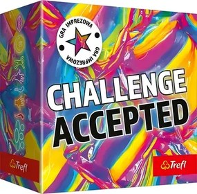 TREFL Hra Challenge Accepted / Karetní párty hra / 104 karet s úkoly /