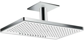 Hansgrohe Rainmaker Select - Hlavová sprcha 460, 2 proudy, EcoSmart 9 l/min, sprchové rameno 10 cm, bílá/chrom 24014400