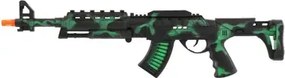 TEDDIES Jiskřící samopal Army 62 cm / Dětská zbraň / Setrvačník / Jisk