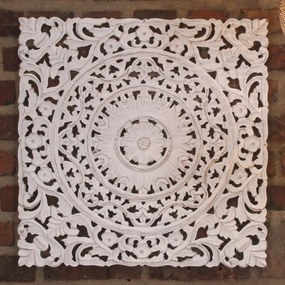 Orientální dřevěná mandala Ramez