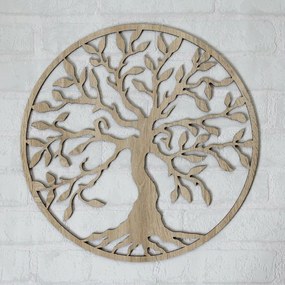 DUBLEZ | Dřevěný strom života na zeď - Yesod