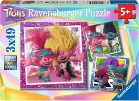 Ravensburger Puzzle Trollové 3 / 3x49 dílků / od 5 let