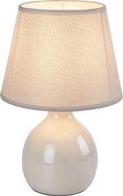 Rabalux Béžová stolní lampa Ingrid pro žárovku E14 74076