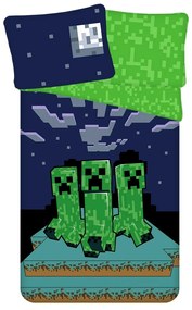 Jerry Fabrics Bavlněné povlečení Minecraft Sssleep Tight, 140 x 200 cm, 70 x 90 cm