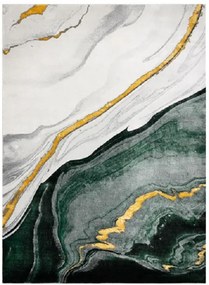 Dywany Łuszczów, Kusový koberec Emerald 1017 green and gold, 180x270, zelená, kancelář