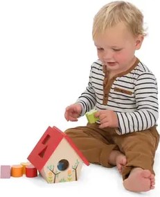 Le Toy Van Petilou Ptačí budka s tvary / od 12 měsíců