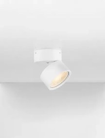 Minimalická bodová svítilna Pull Bílá