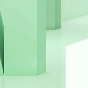Malvis ® 3D tapeta Místnost zelená Vel. (šířka x výška): 360 x 260 cm