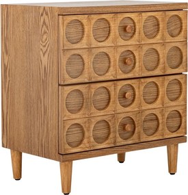 Komoda v dekoru jedle v přírodní barvě 56x61x35 cm Vester – Bloomingville
