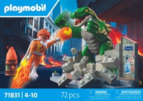 Playmobil 71831 souboj s obřím ještěrem