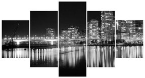 Krásný obraz nočního města (150x80 cm), 40 dalších rozměrů
