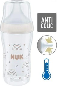 Skleněná kojenecká láhev NUK Perfect Match Temperature Control 230 ml