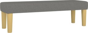 Box spring postel s matrací tmavě šedá 200x200 cm textil 3137502