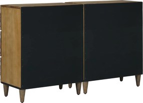 Servírovací skříň 2 ks 60 x 33,5 x 75 cm Masivní mangové dřevo 3310106