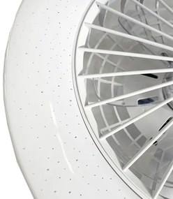 LED Stropní svítidlo s ventilátorem STAR LED/48W/230V + dálkové ovládání