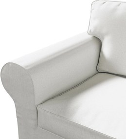 Potah na pohovku IKEA Ektorp 2-místná rozkládací  NOVÝ MODEL 2012 barva krémová látka pletený vzor
