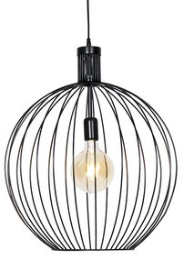 Designová závěsná lampa černá 50 cm - Wire Dos