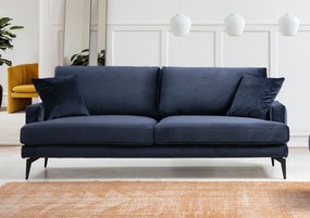 Atelier del sofa Třímístná pohovka PAPIRA námořnicky modrá 560ARE1308