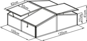 Pařeniště G21 dvoudílné GA12 6390111