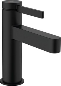 Hansgrohe Finoris, umyvadlová baterie 100, s výpustí Push-Open, EcoSmart, černá matná, 76010670