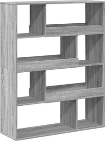 Dělicí stěna šedá sonoma 100 x 33 x 125,5 cm kompozitní dřevo 3309488