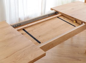 Massivo.cz Jídelní stůl Grossi 180x90 cm, rozkládací, dub, masiv