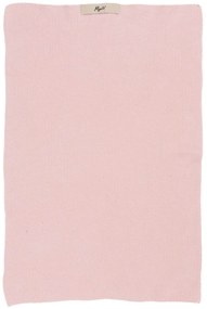 IB LAURSEN Pletená utěrka Mynte English Rose, růžová barva, textil
